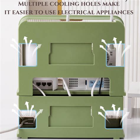 Nv Ready Stockwifi Router Storage Box Wire Tv Set Box Wall Hanging Shelf Socket Placement