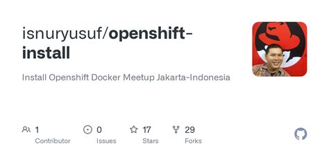GitHub Isnuryusuf Openshift Install Install Openshift Docker Meetup Jakarta Indonesia
