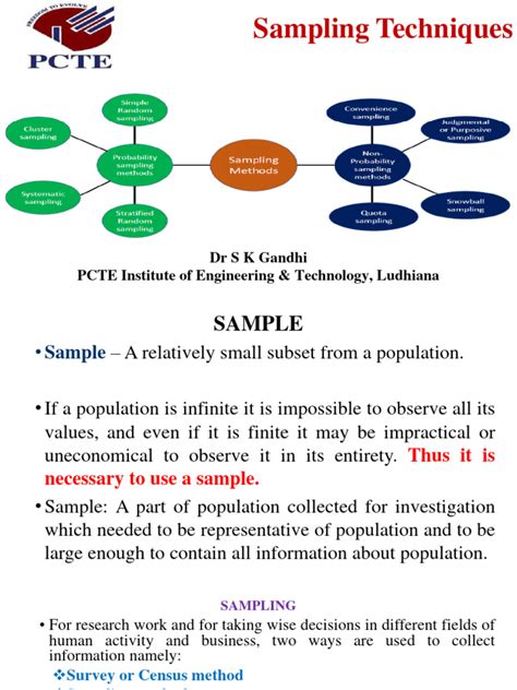 Sampling And Sample Size Determination Pdf Sampling Statistics