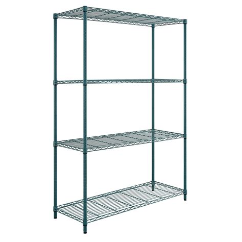 Quantum Food Service 36 Nsf 4 Tier Heavy Duty Epoxy Coated Wire