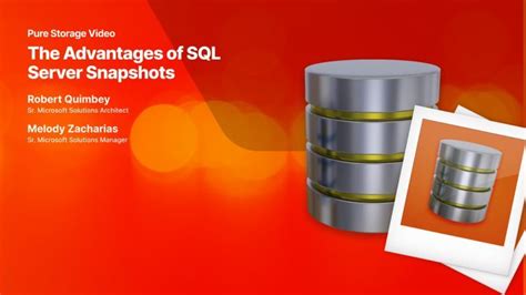 The Advantages Of Sql Server Snapshots Pure Storage