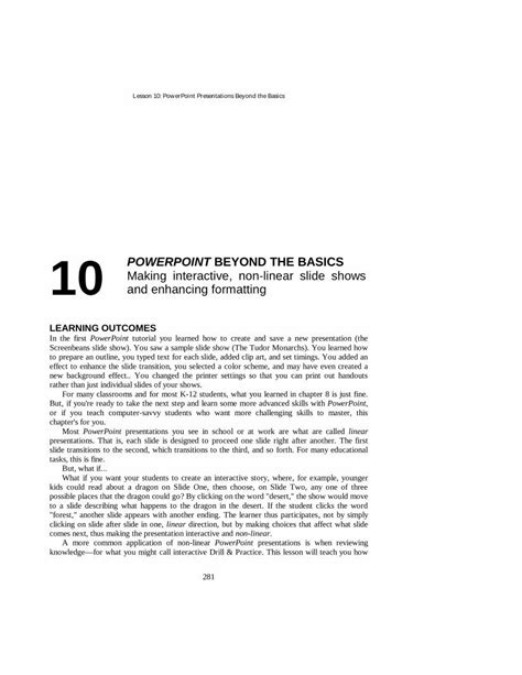 pdf lesson 10 powerpoint presentations beyond the … lesson 10
