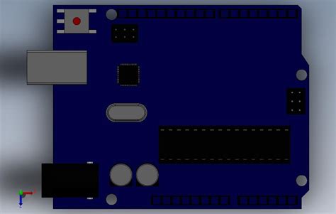 Arduino一个r3 5 Solidworks 2014 模型图纸免费下载 懒石网