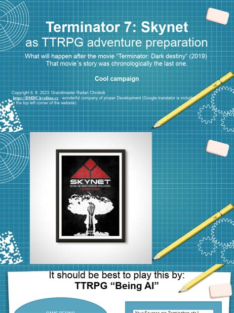 Ttrpg Adventure2 Flowchart Terminator 7 Skynet Pdf