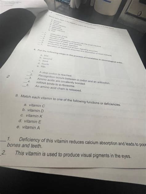 Solved 2 A Stop Codon Is Reached 2 Recognition Occurs Chegg Com