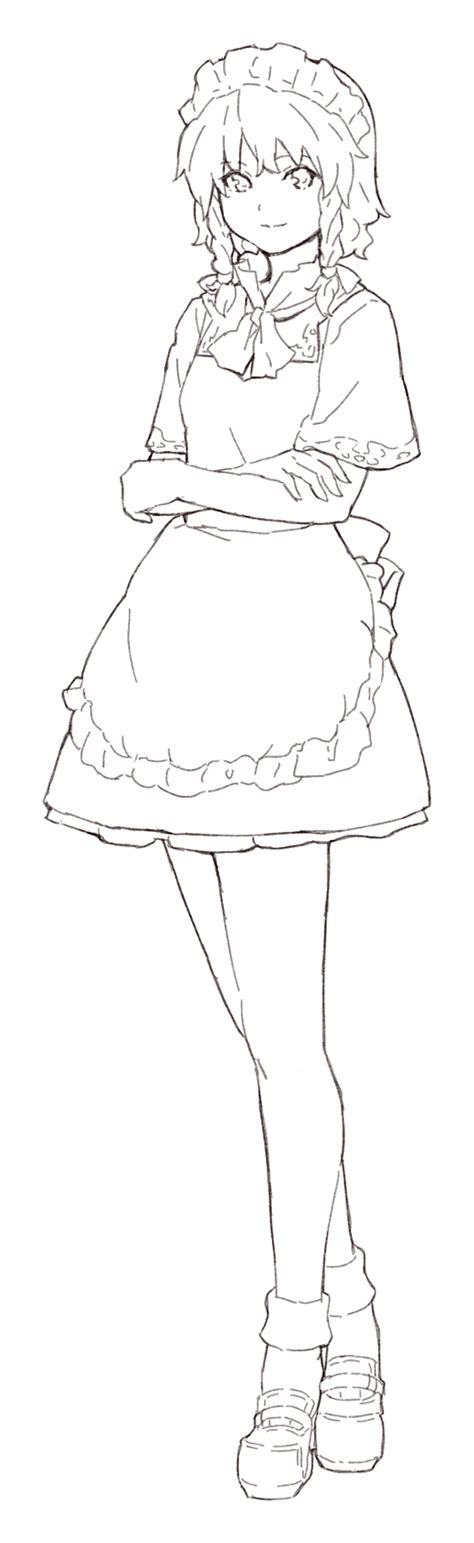 Izayoi Sakuya Touhou Drawn By Shibasaki Shouji Danbooru