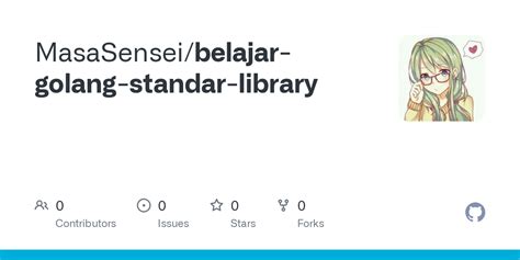 Github Masasenseibelajar Golang Standar Library