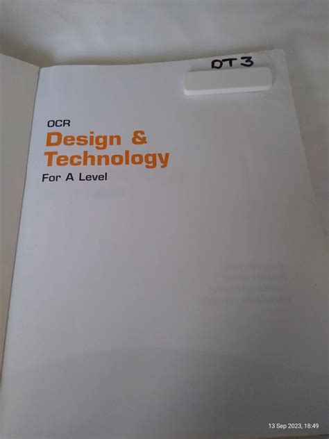 Ocr Design And Technology For A Level Vinted