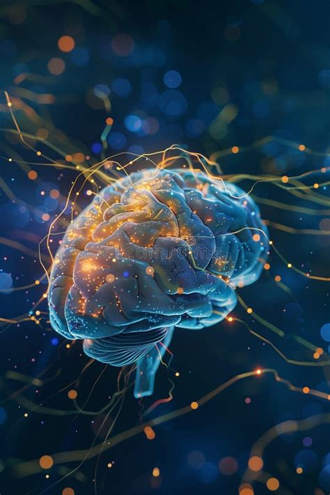 3d Rendering Illustration Of Human Brain And Neural Networks In Neuroscience Health Concept