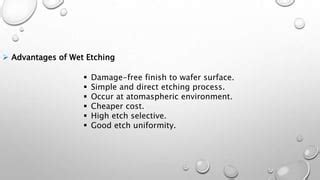 Wet Etching PPT