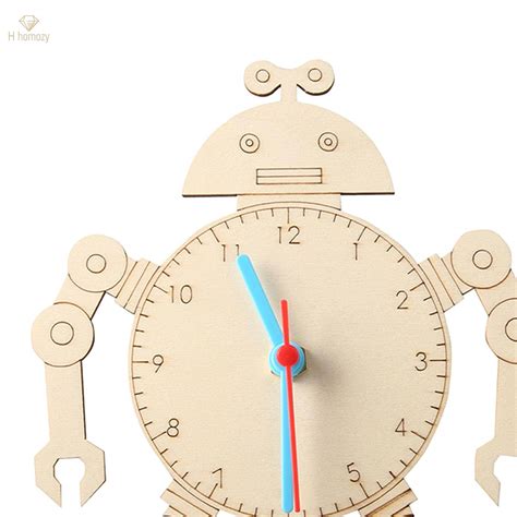 DIY Clock Model DIY Wooden Science Experiment Model Kits Stem For Developmental Toy Daraz Lk