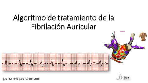 PPT Algoritmo de tratamiento de la Fibrilación Auricular PowerPoint Presentation ID
