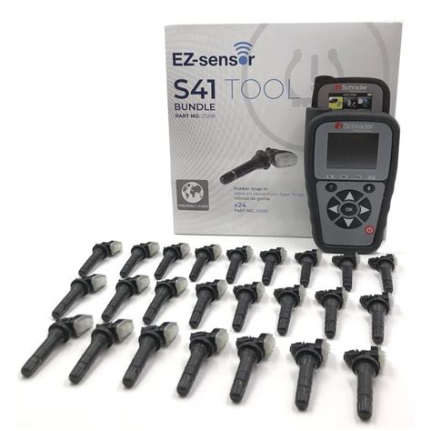 Schrader TPMS Solutions Tpms Tool Bundle S41 Tpms Scan And Programming Tool With 24 Ez Sensors