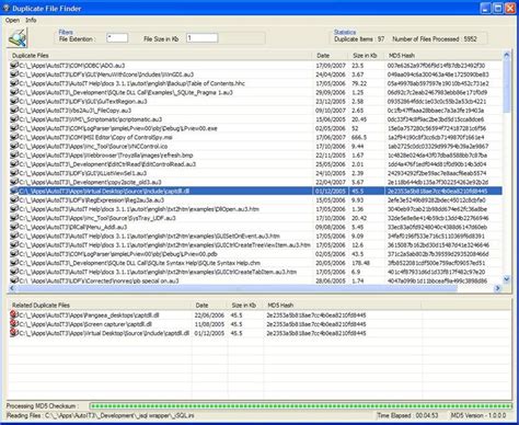 Duplicate Files Finder Md5 Hash Checksum Autoit Example Scripts