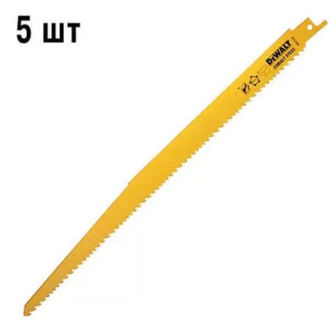 Полотно DeWALT для шабельних пилок, по деревині, швидкий пропил, 305 мм ...