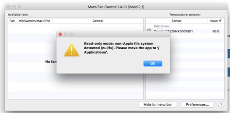 No Fans Detected · Issue 15 · Crystalideamacs Fan Control · Github