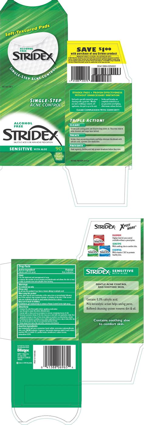 Product Images Stridex Sensitive Photos - Packaging, Labels & Appearance