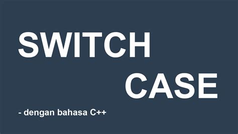 Program C Sederhana Menentukan Hari Dengan Switch Case