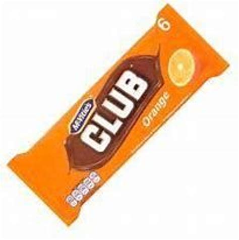 Club Biscuits Orange Flavour 6 Pack
