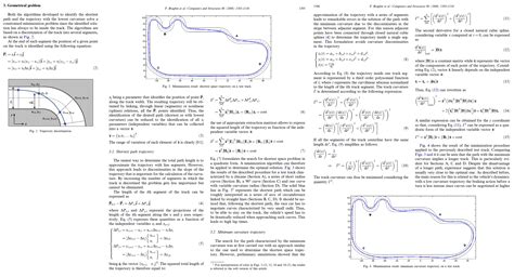 Geometry Shortest Path And Minimum Curvature Path Implementation