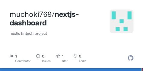 Github Muchoki769nextjs Dashboard Nextjs Fintech Project