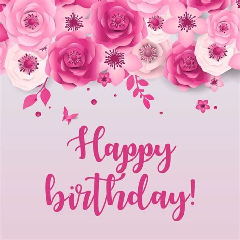 Открытка цветы девушке с днем рождения С днем рождения Старые поздравительные открытки