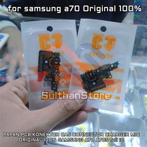 Papan Pcb Konektor Cas Connector Charger Mic Ori Samsung A A Lazada Indonesia