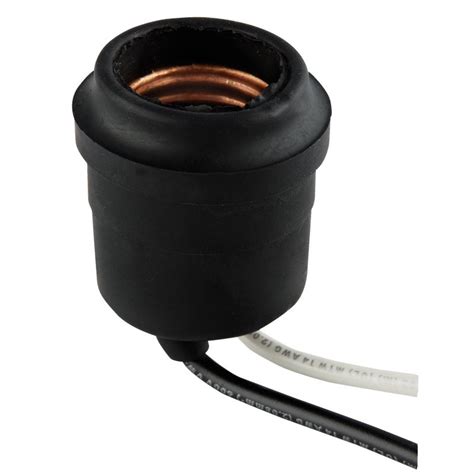 Do It Weatherproof Medium Base Black Lamp Socket Almandoz Hardware Ltd
