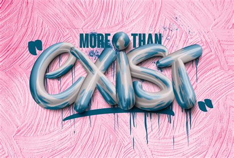 Exist 3d Lettering Project File