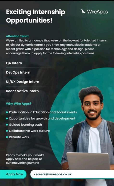 Quality Assurance Qa Intern Devops Intern Uiux Design Intern
