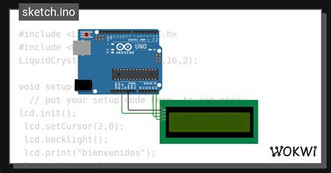 Lcd Wokwi ESP STM Arduino Simulator