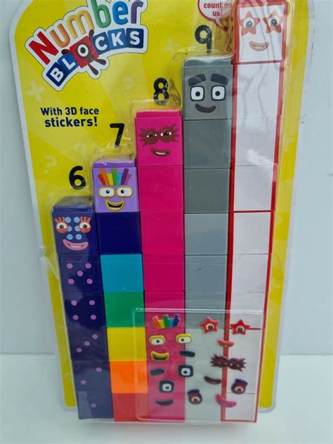 Buy Numberblocks Cbeebies 1 5 6 10 And 11 15 Number Blocks Letter Tiles Alphablocks Online At