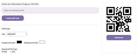 Attendance Qr Code Generator Eon Tools