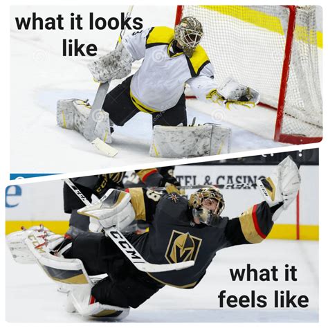 Looks Like Vs Feels Like Rhockeygoalies