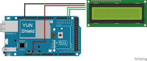 Osoyoo Yun IoT Lesson 19 I2C 1602 LCD Display Osoyoo