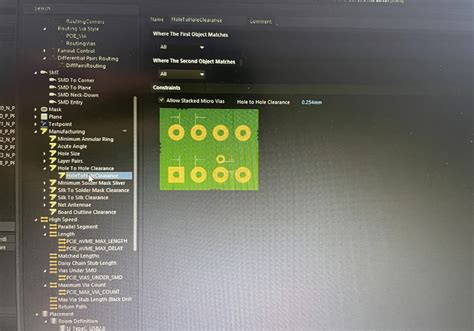 Pcb Altium Via Spacing Within Differential Pair Electrical Engineering Stack Exchange