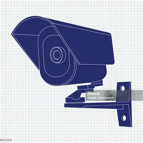 비디오 감시 Cctv 안전카메라 아이콘크기 감시에 대한 스톡 벡터 아트 및 기타 이미지 감시 경찰관 공란 Istock