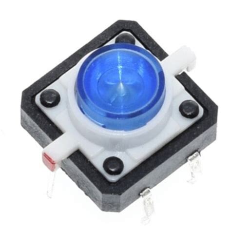 Probots Tactile Push Button Switch Momentary With Red LED Buy Online India Buy Online India