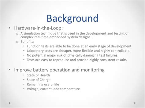 PPT Hardware In The Loop Testbed PowerPoint Presentation Free Download ID 2730502