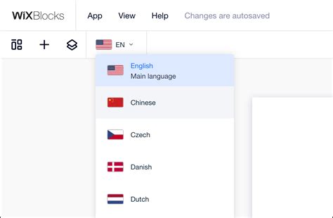 wix blocks glossary