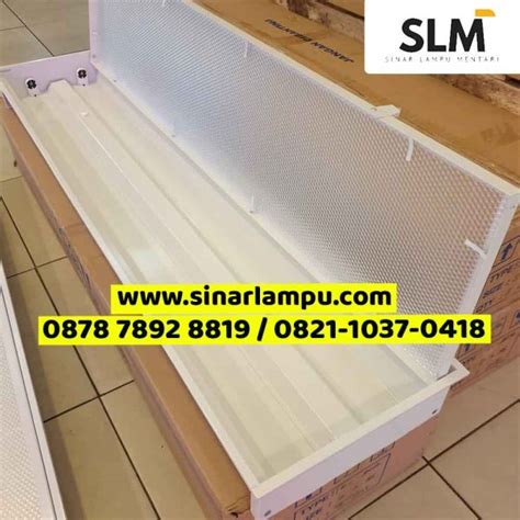 Kap Lampu Tl Tki X Watt Cover Akrilik Prismatik