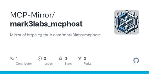 github mcp mirror mark3labs mcphost mirror of