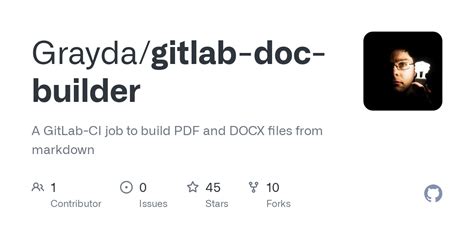 Github Grayda Gitlab Doc Builder A Gitlab Ci Job To Build Pdf And Docx Files From Markdown