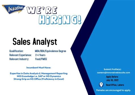 Abdul Rasheed On Linkedin Hiring Talent Sales Analyst Headoffice