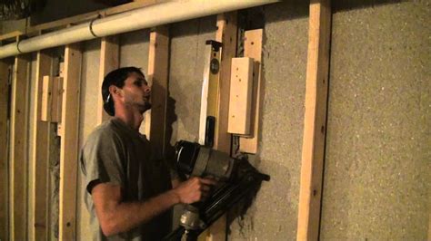 Wood Blocking Installation - Special Wall Framing Situations - YouTube