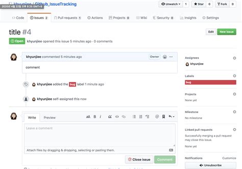 Github Issue 사용하기 야곰닷넷