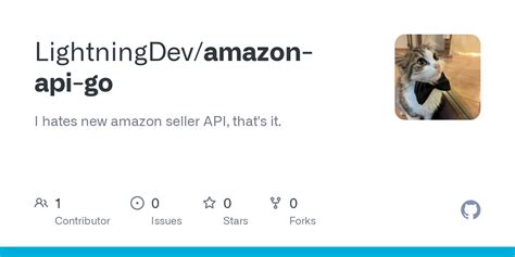 GitHub LightningDev Amazon Api Go I Hates New Amazon Seller API That S It