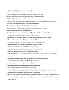 Ecosystems Study Guide Biomes Food Chains And Energy Flow
