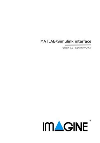 Using The Amesim Matlab Simulink Interface Nupet