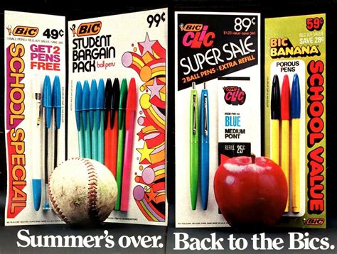 1973 Bic Ad R Pens